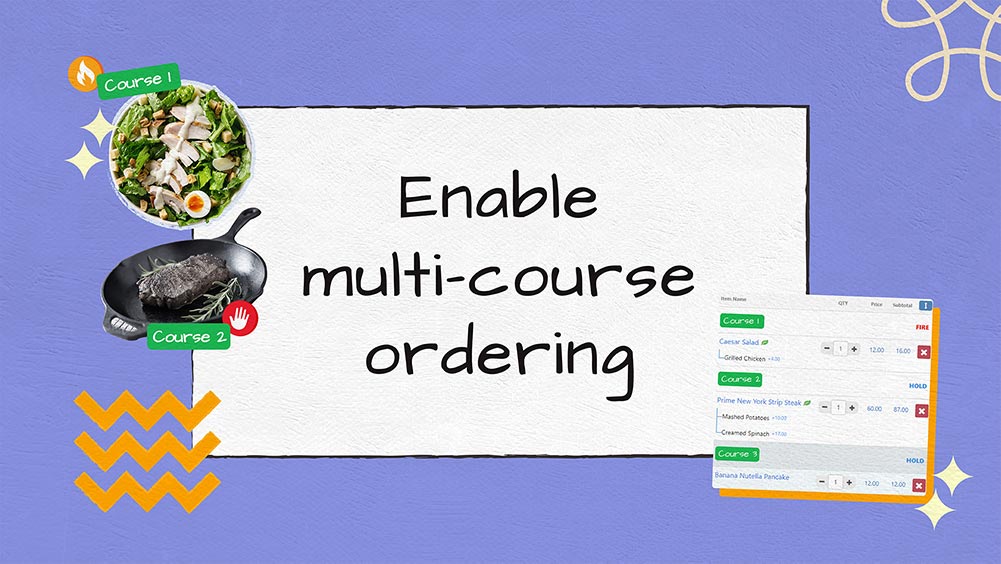 Enable Multi-course Ordering - Sapaad