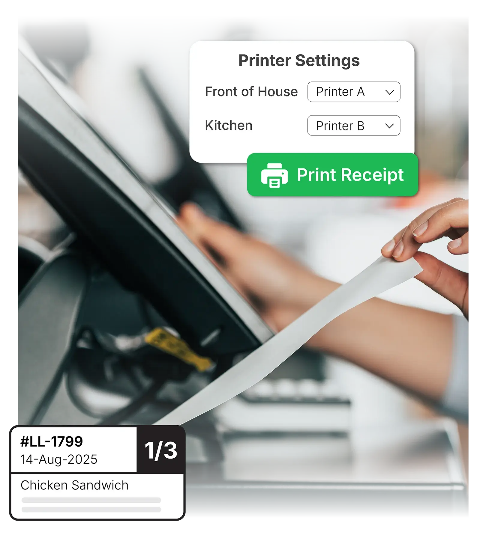 Cloud Label Printing for Restaurants | Sapaad